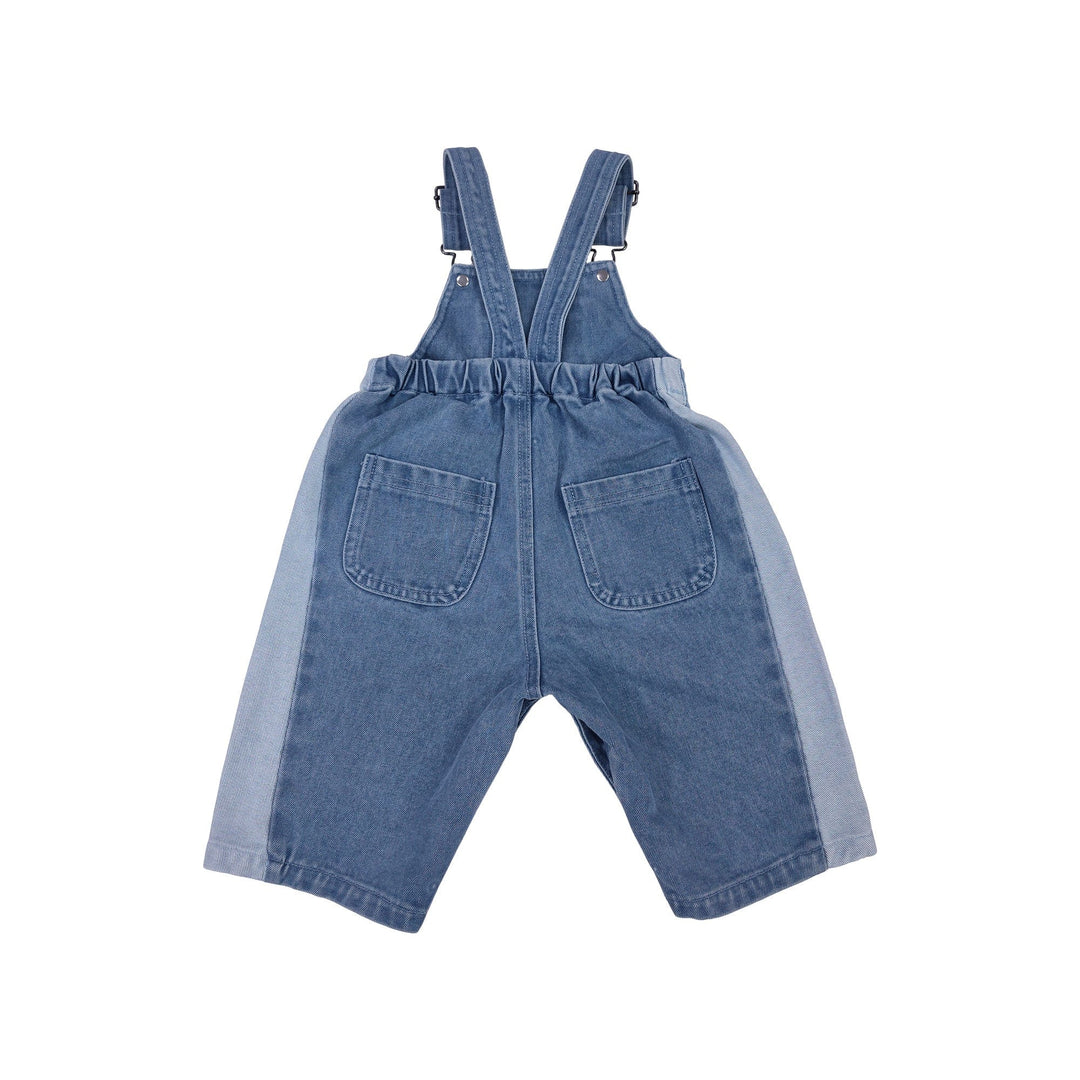 Kids Two-Tone Denim Overalls – soll. the label